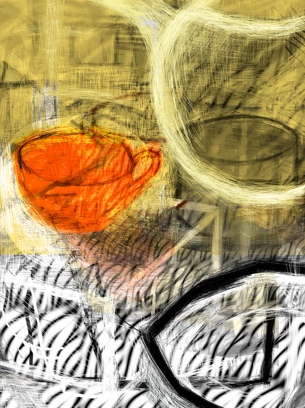 Still Life with a Kettle by Carmel Kushnir on Artfully Walls | Artfully ...