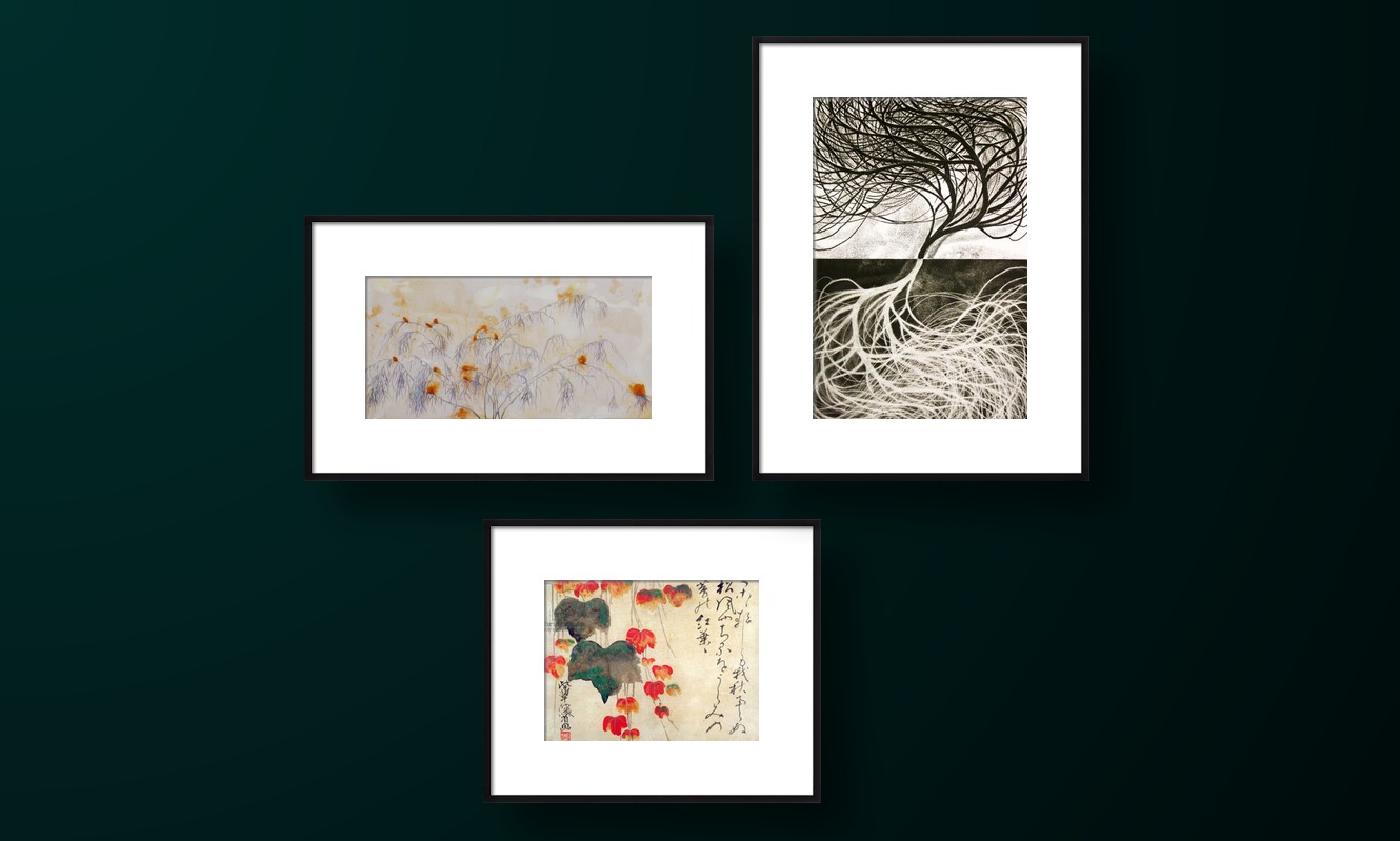 Trio of Trees | Artfully Walls
