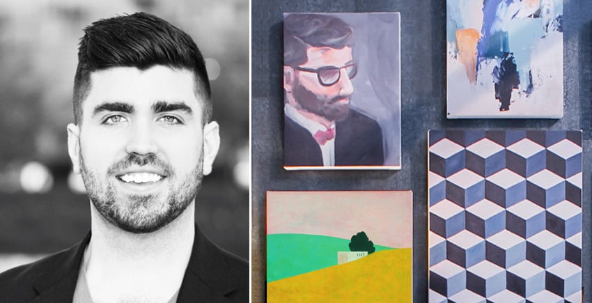 Woman writing by Janie Longmore on Artfully Walls | Artfully Walls