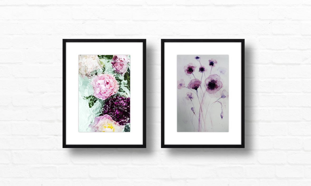 Floral Duo | Artfully Walls