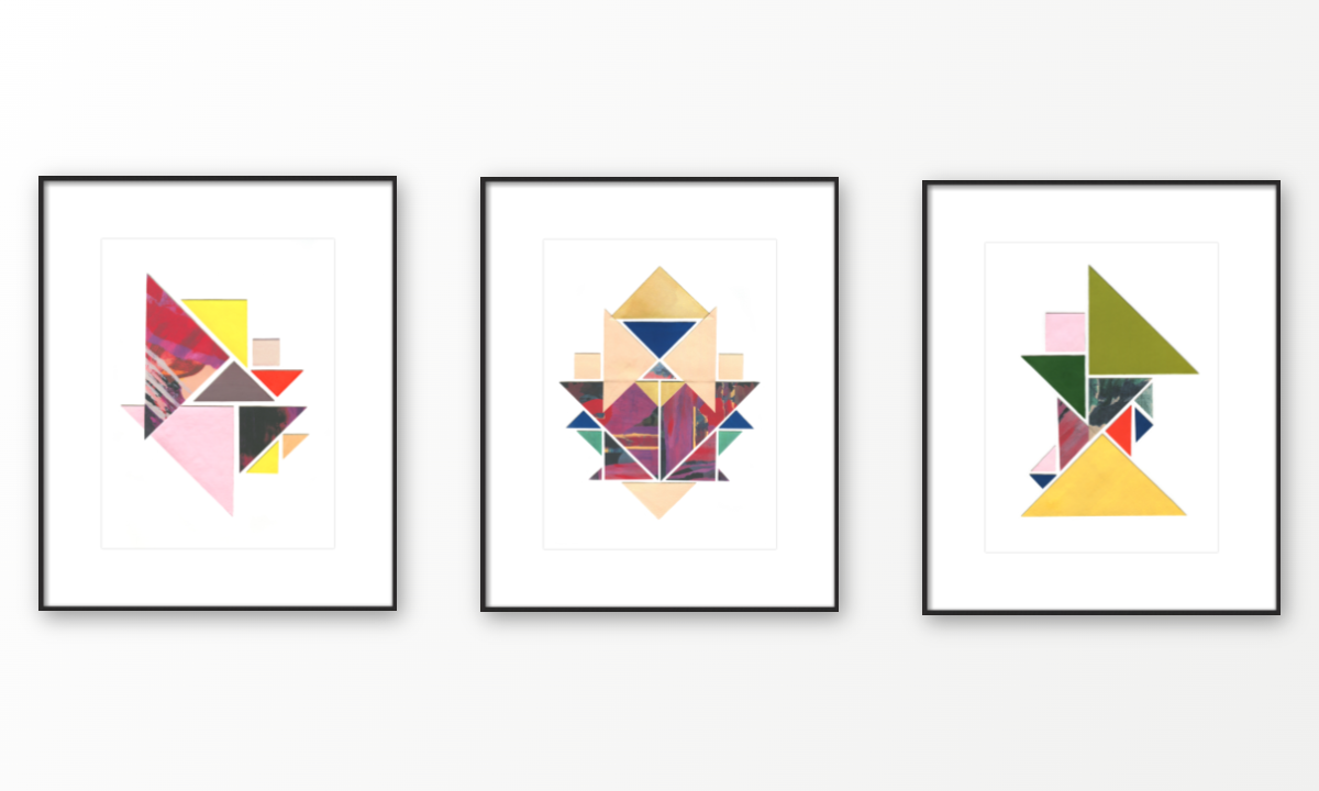 Geometric Splash | Artfully Walls