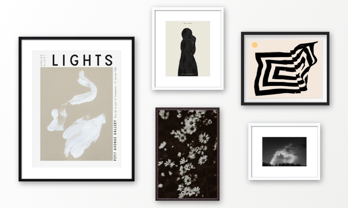 Modern Monochrome | Artfully Walls