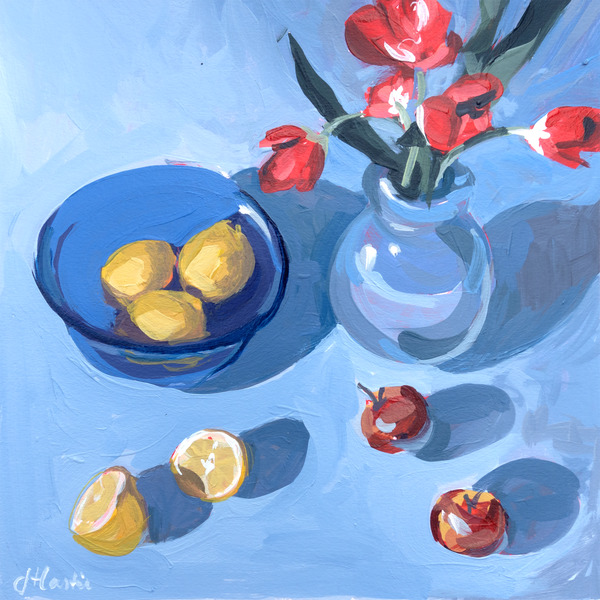 Still Life in Primary Colors by Joanne Hastie on Artfully Walls ...
