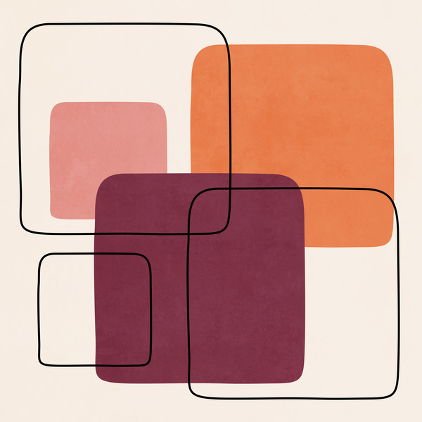 MINIMAL GEOMETRIC ART - RL03 by Jaqueline Lima Vieira on Artfully Walls ...