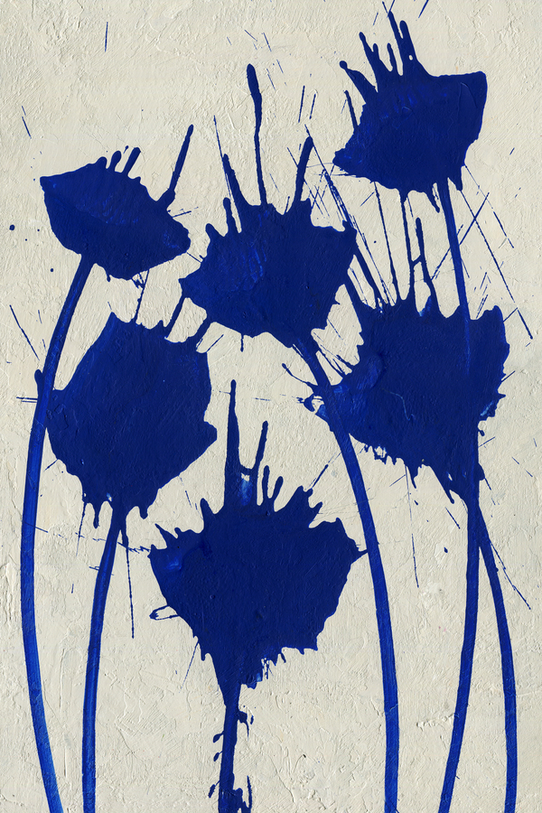 Blue Flowers by Evgeny Vetrov on Artfully Walls | Artfully Walls