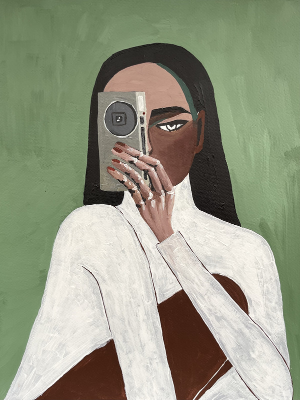 SELFIE #2 by Solomiya Zelenska on Artfully Walls | Artfully Walls