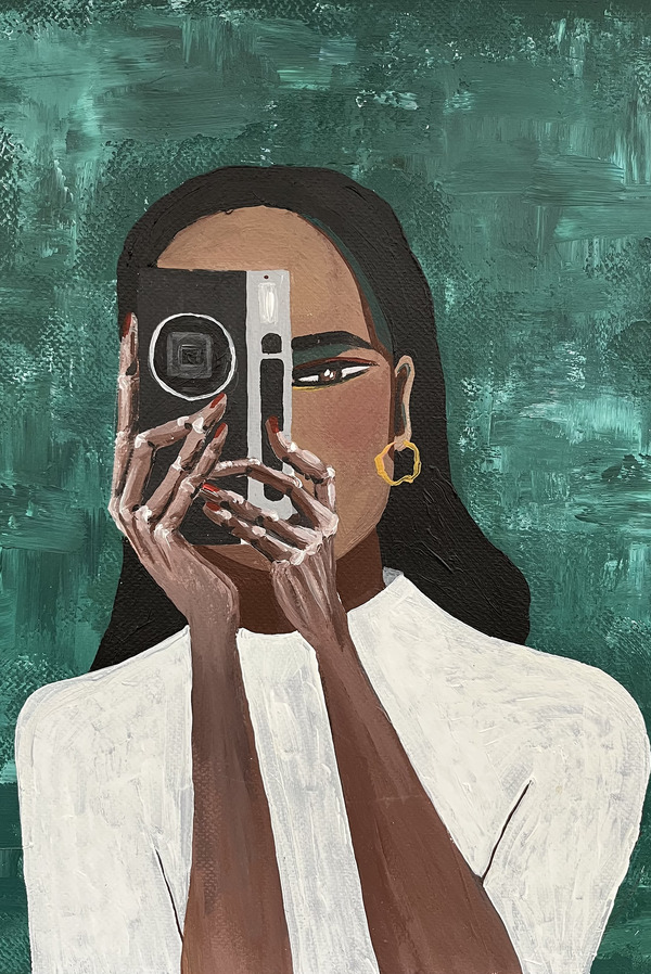 SELFIE #4 by Solomiya Zelenska on Artfully Walls | Artfully Walls