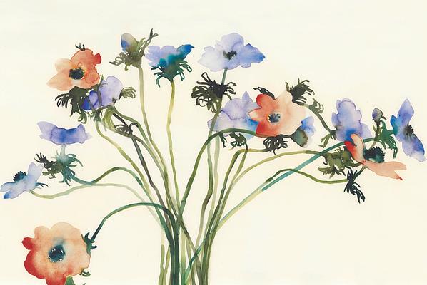 Flowers bouquet_II by Flavia Cuddemi on Artfully Walls | Artfully Walls