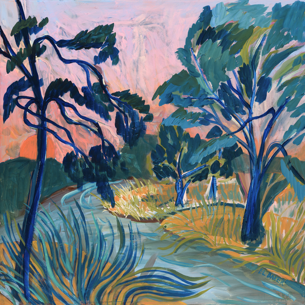 Riverbend Sunset Number One by Eleanor Baker on Artfully Walls ...