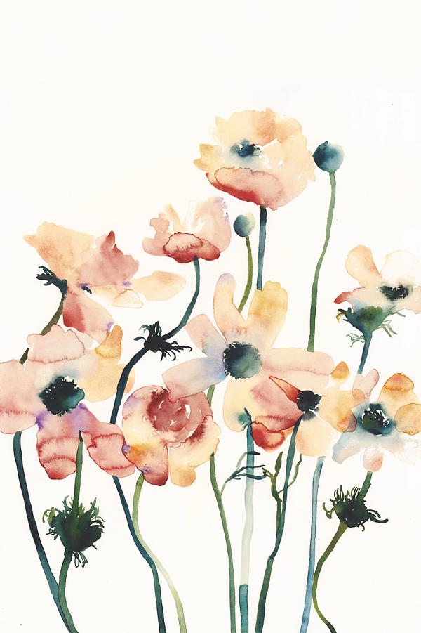 Flowers bouquet_III by Flavia Cuddemi on Artfully Walls | Artfully Walls