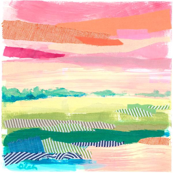 Coral Marsh 3 by Karin Olah on Artfully Walls | Artfully Walls