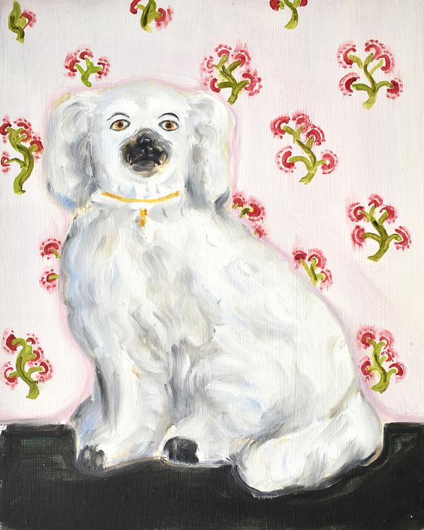 Charles the Staffordshire Spaniel by Susannah Carson on Artfully Walls | Artfully Walls