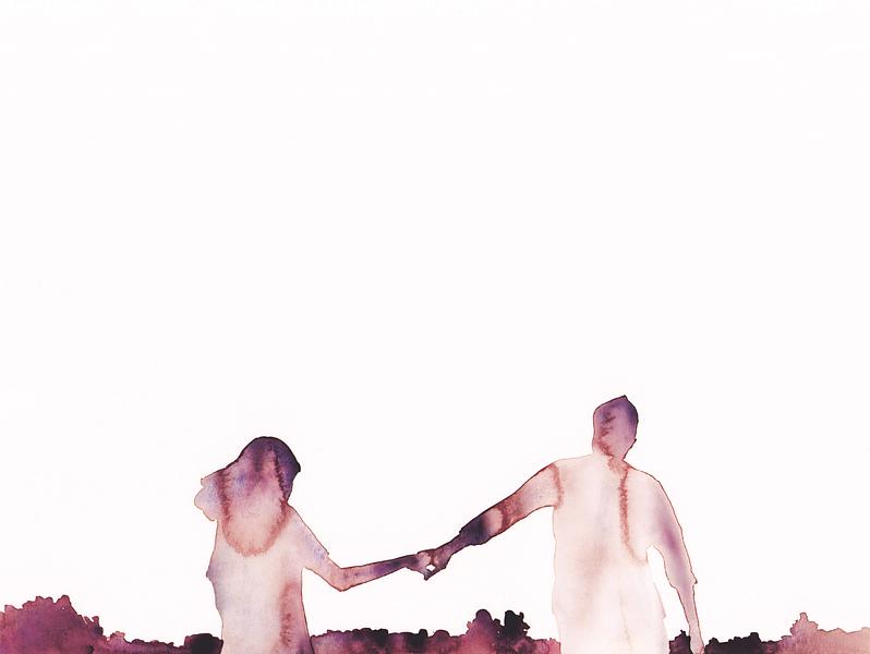 Holding hands by Flavia Cuddemi on Artfully Walls | Artfully Walls