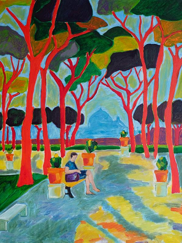 Summer in Orange Garden, Rome by Tamara Jare on Artfully Walls ...