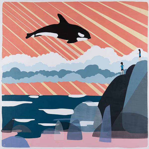 Orca Kite by Jude Morales on Artfully Walls | Artfully Walls