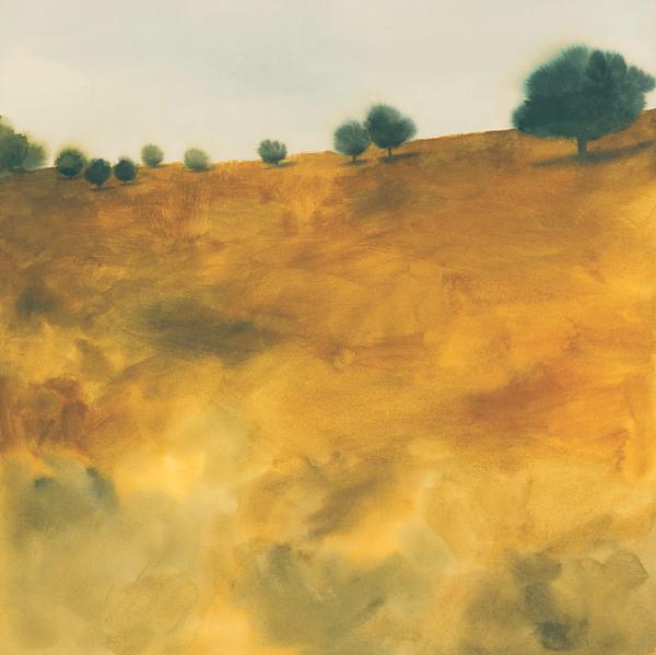 Yellow field by Flavia Cuddemi on Artfully Walls | Artfully Walls