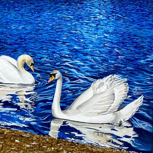 Swanning around by Kelly Preedy on Artfully Walls | Artfully Walls