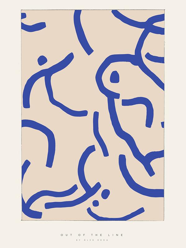 Out of Lines 02 by Álex Roda on Artfully Walls | Artfully Walls