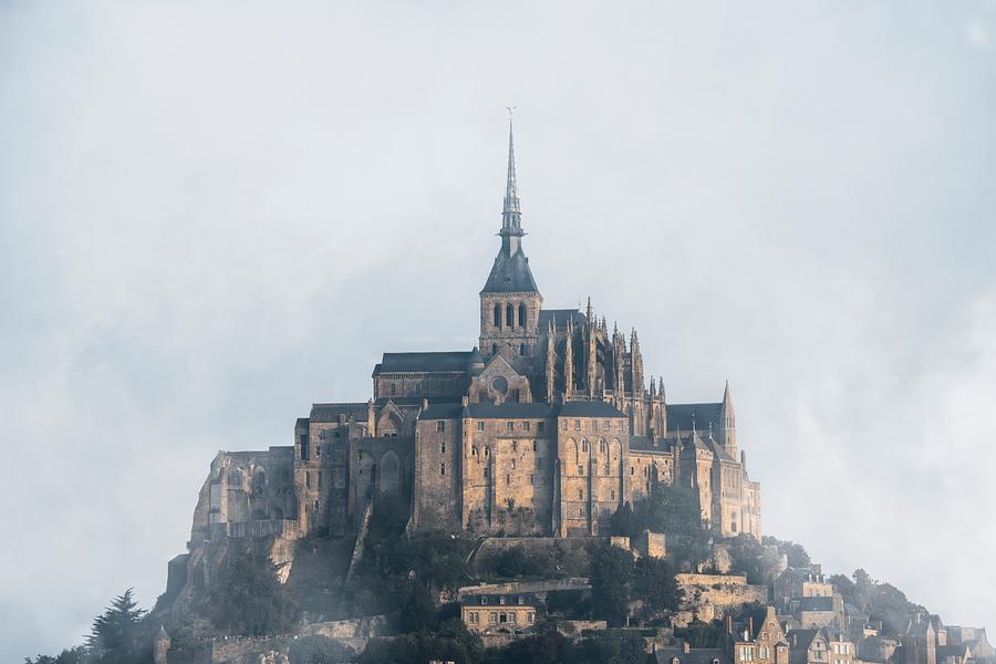 Mystique of Mont Saint-Michel A Gothic Marvel in the Mist by Femke ...