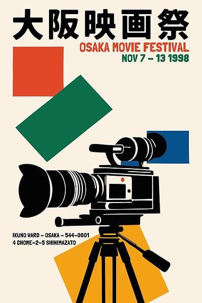 Osaka Movie Festival Poster by Pat Krygowski on Artfully Walls ...