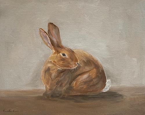 Bunny Rabbit by Krista Kim on Artfully Walls | Artfully Walls
